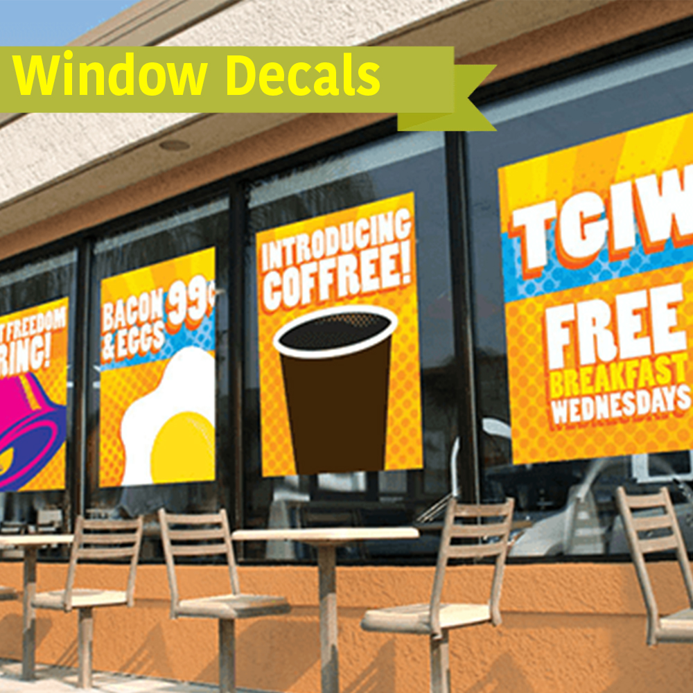 Window Decals - Pixel Planet