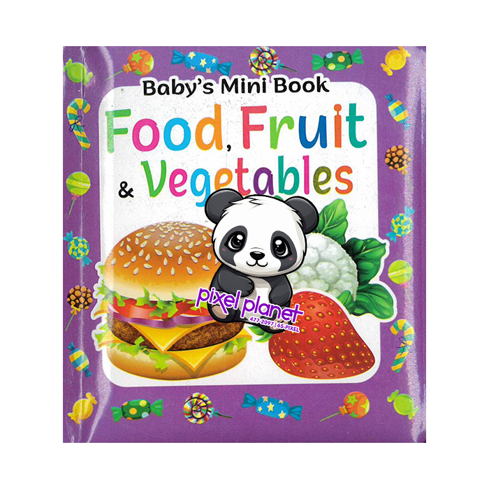 Baby Mini Book Food Fruit - Pixel Planet