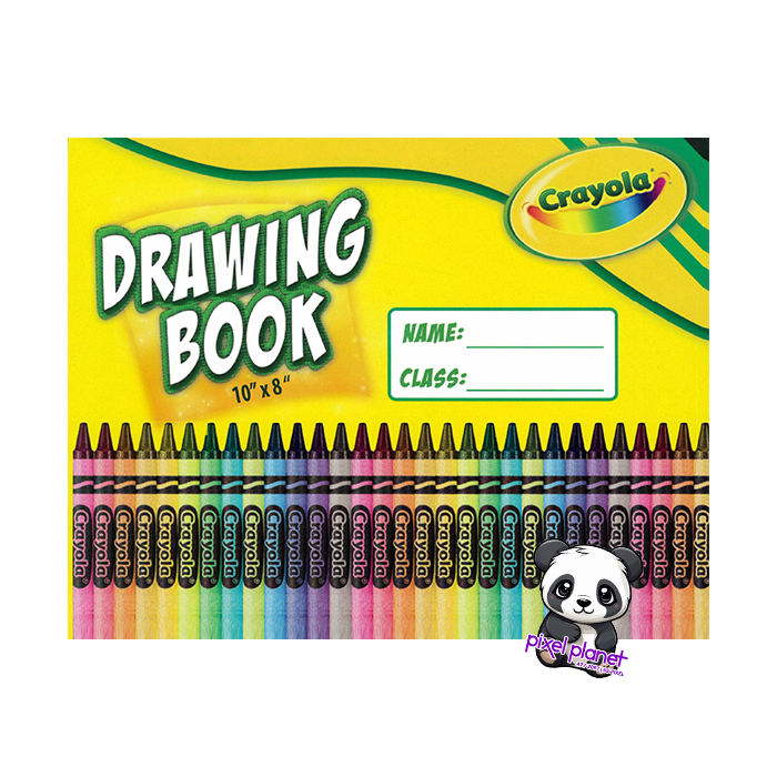 Crayola Drawing Book 10 x 8 85143 - Pixel Planet