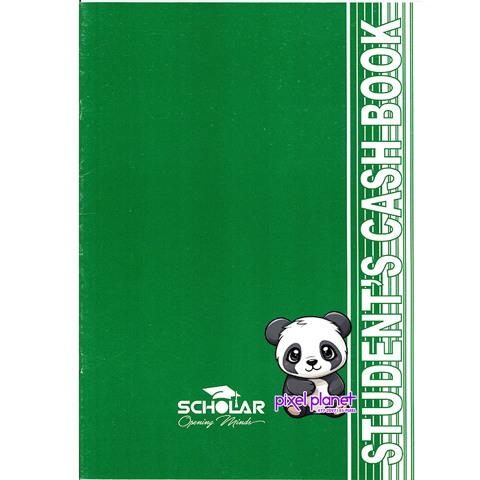 Scholar Student's Cash Book - Pixel Planet