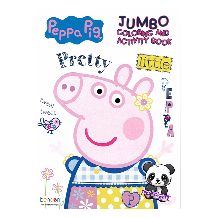 Peppa Pig Colouring Book - Pixel Planet