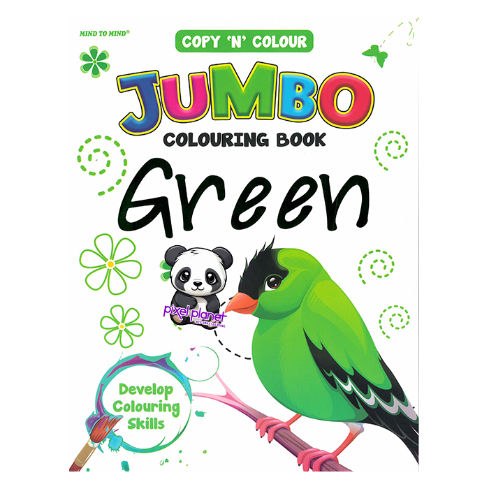 Jumbo Green Col. Book - Pixel Planet