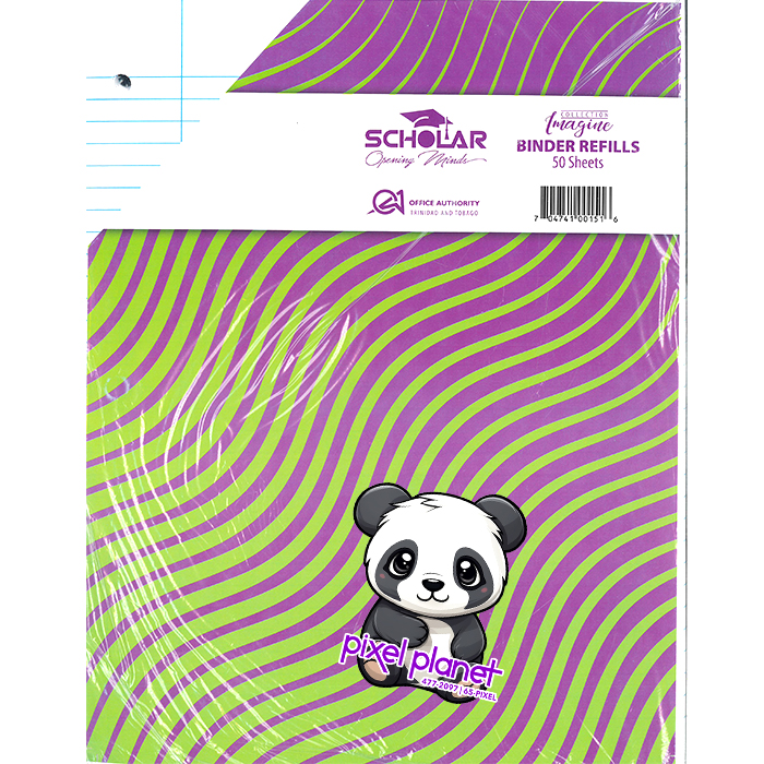 Binder Refills 50 sheets - Pixel Planet