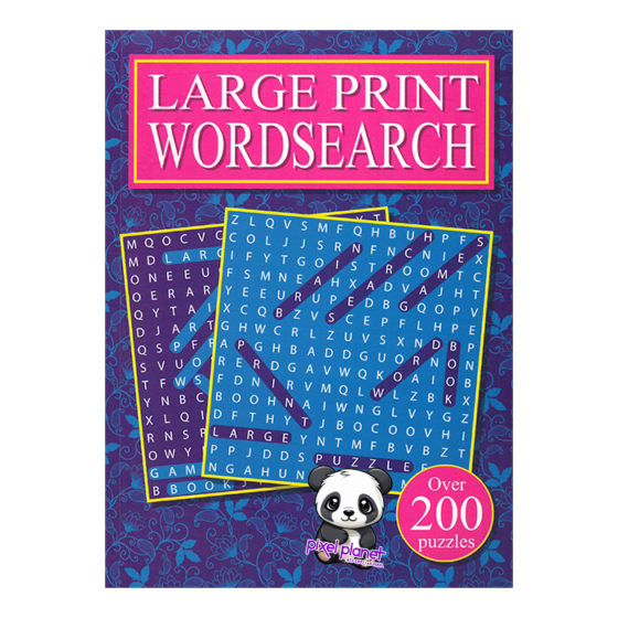 Word Search Large Print 4160 - Pixel Planet