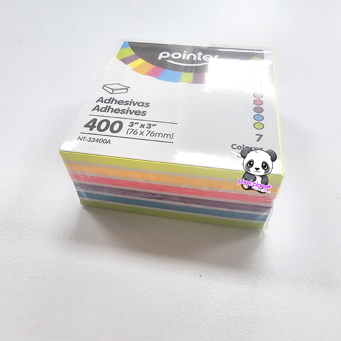 Neon Sticky Notes Assorted - Pixel Planet
