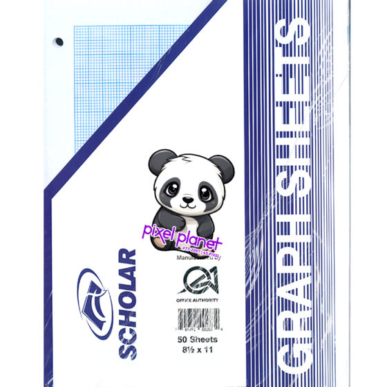 Scholar Graph Sheets 50 Pg - Pixel Planet