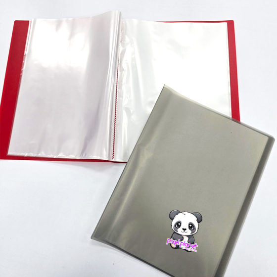 20 Pocket Portfolio Foldermate Grey up* - Pixel Planet