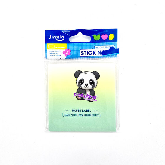 Glitter Transparent Sticky Notes - Pixel Planet
