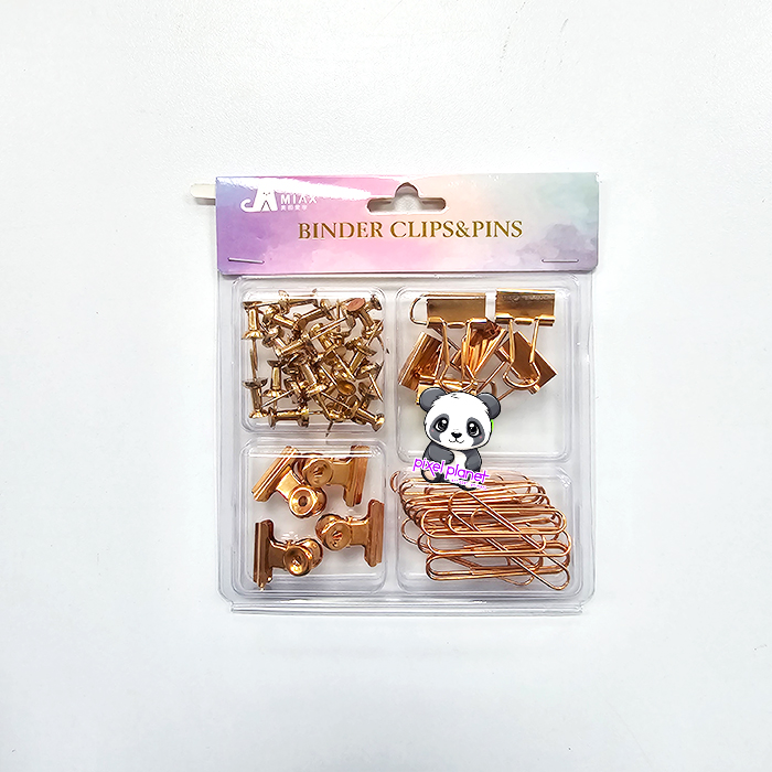 Pins and Clips Set - Pixel Planet