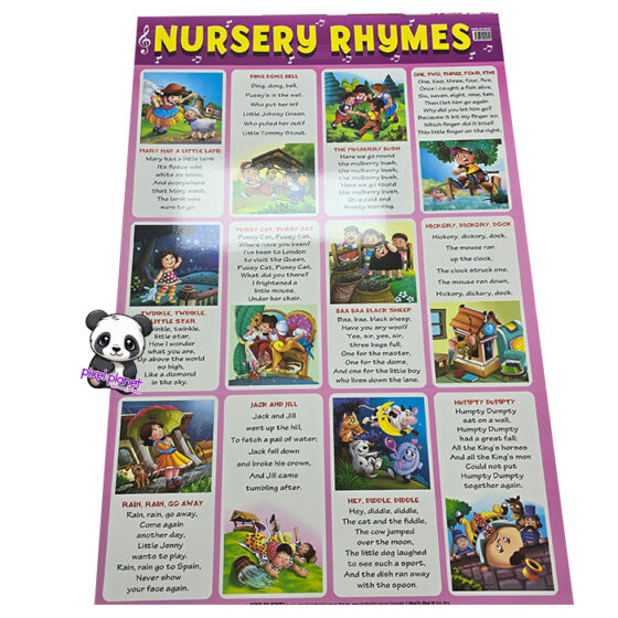 Nursery Rhymes Poster - Pixel Planet