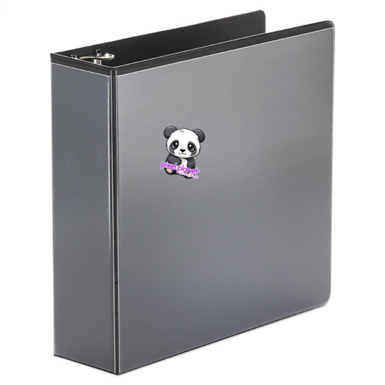 3 Ring Binder 3" Black - Pixel Planet