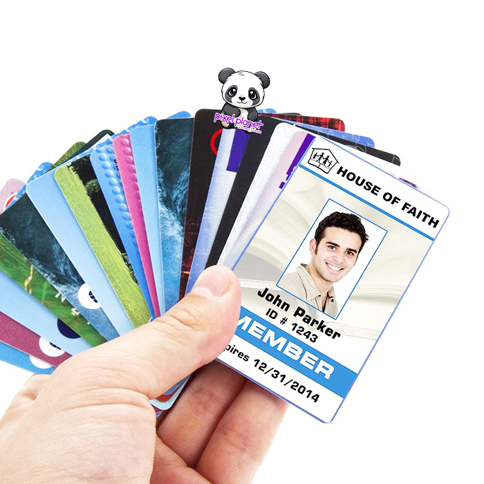 ID Card Print - Pixel Planet